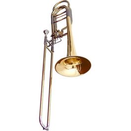 1062FD Getzen Eterna Series Dependent Bass Trombone- Clear lacquer finish