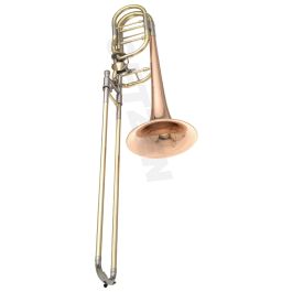 3062AFR Getzen Custom Series Bass Trombone- Clear lacquer finish